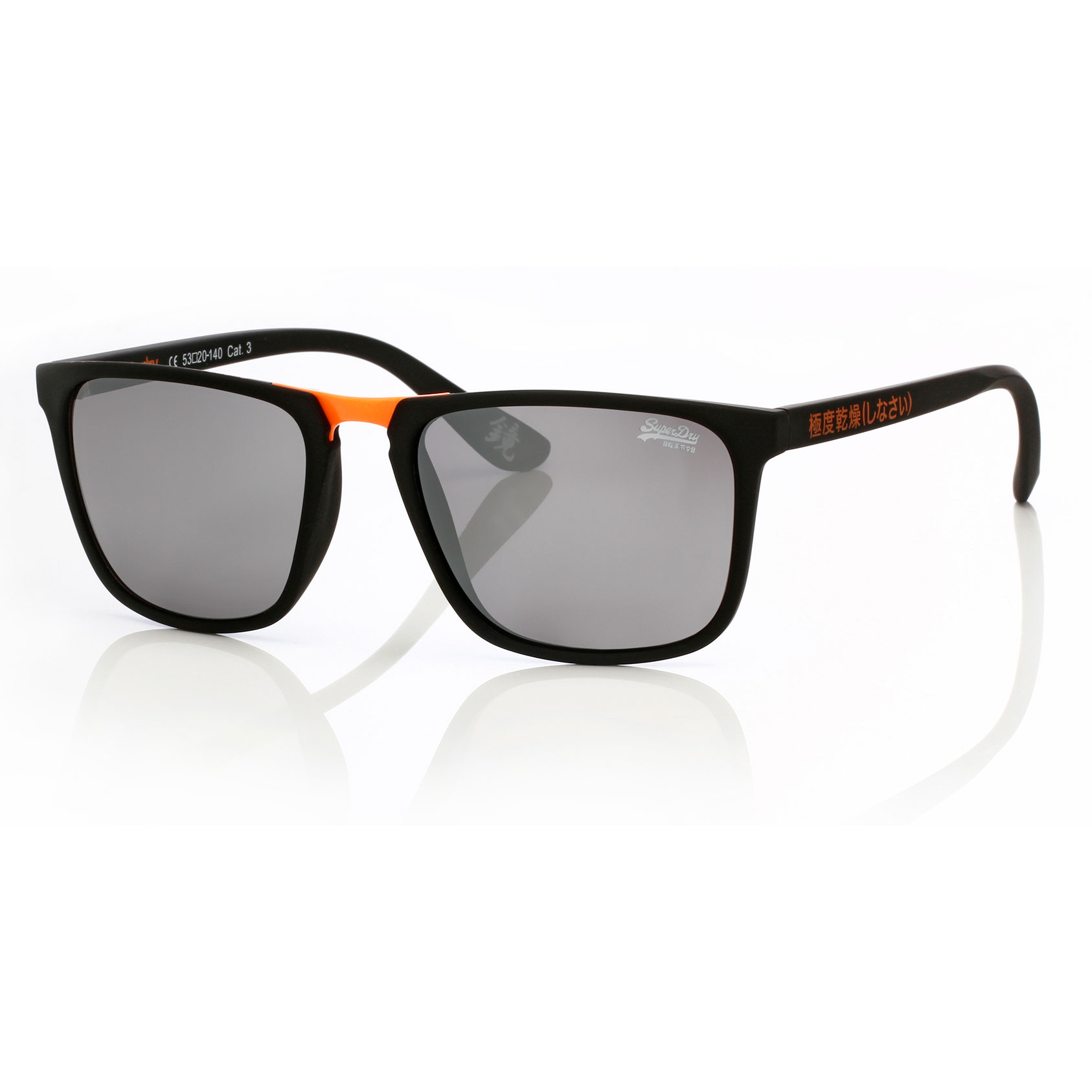 Superdry SDS Aftershock Sunglasses - Rubberised Matt Black / Silver ...