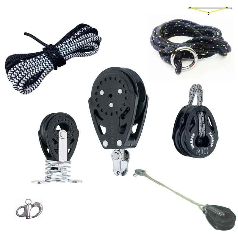 Optimist Double Tapered Mainsheet - Shocking Pink